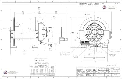 Hydraulic Winch-Hoist - 5000 lb. Line Pull Max